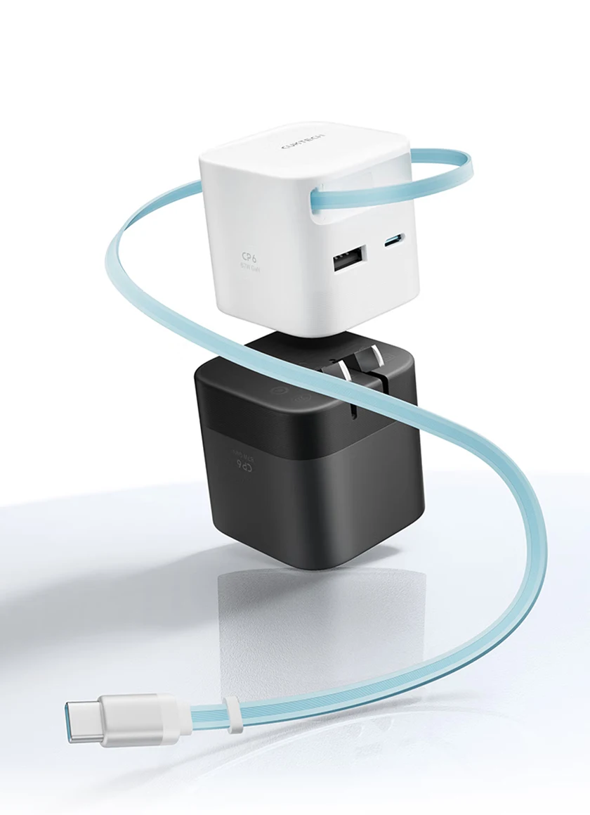 Sạc nhanh Cuktech 67W GaN Charger (cáp Built-in USB-C) – AD653W ...